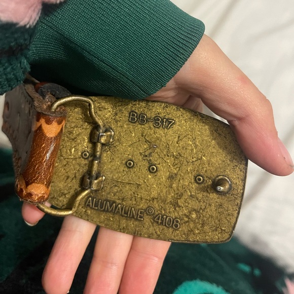 Accessories | Vintage Alumaline Brass Belt Buckle | Poshmark